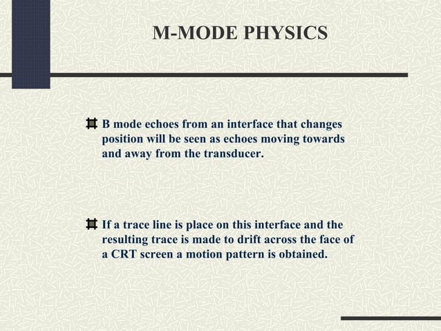 M mode echocardiography | PPT