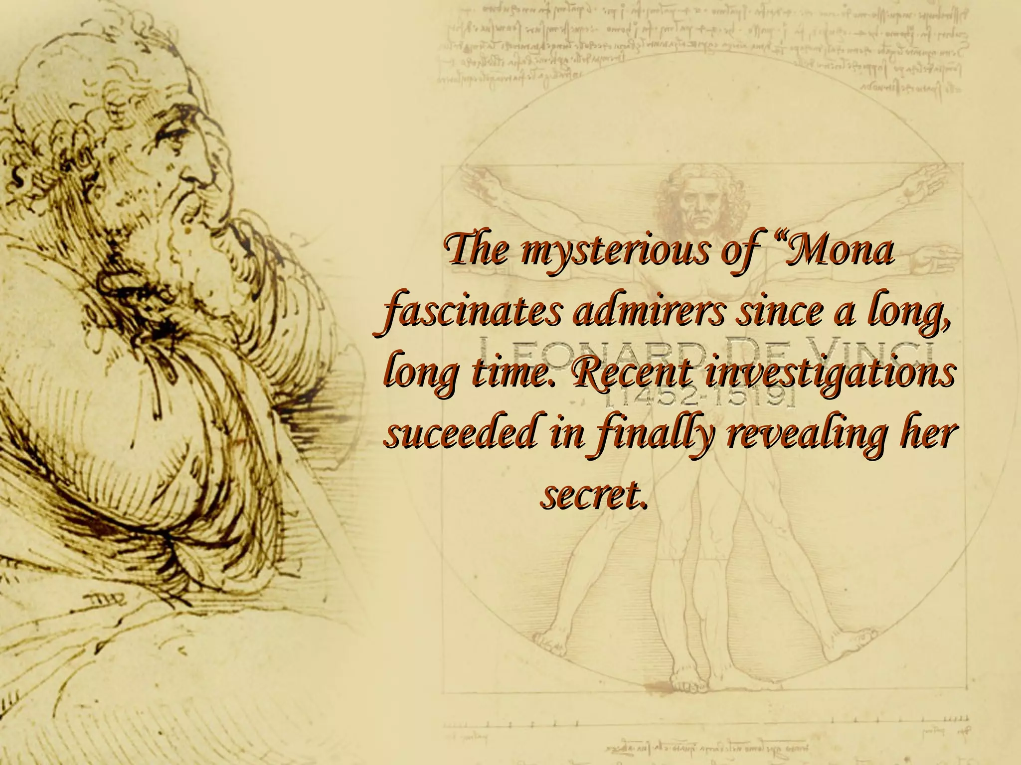 M Mona Lisa Secret | PPS