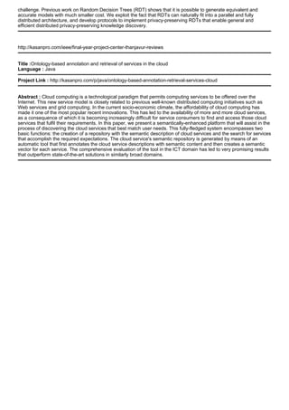 M.Phil Computer Science Data Mining Projects | PDF