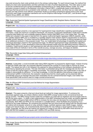 M.Phil Computer Science Image Processing Projects | PDF
