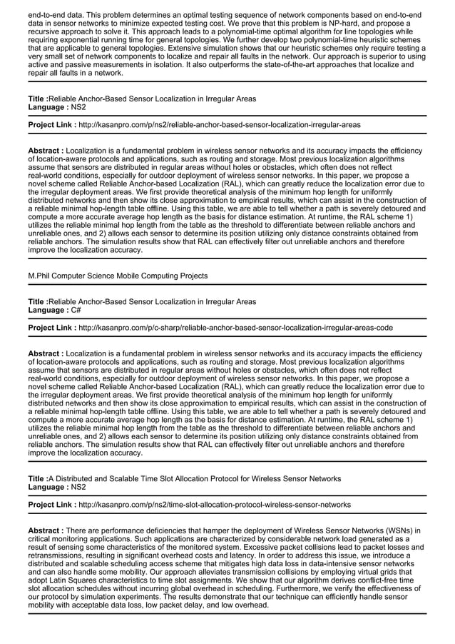 M Phil Computer Science Mobile Computing Projects Pdf
