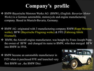 Managmen.process of BMW | PPTX