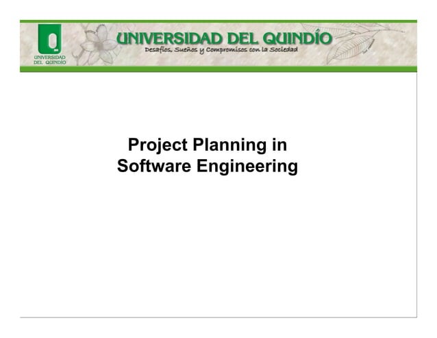 Project Planning in Software Engineering | PDF | Civil Engineering ...