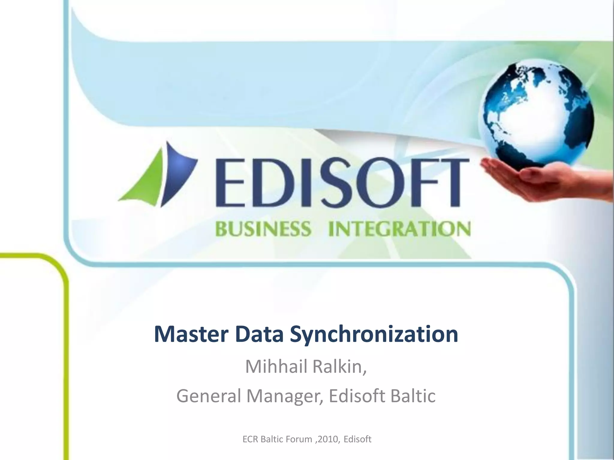 M.ralkin master data_synchronization | PPT