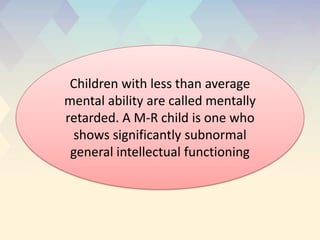 M r child | PPT