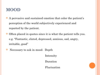Mental status examination | PPT