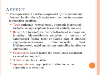 Mental status examination | PPT