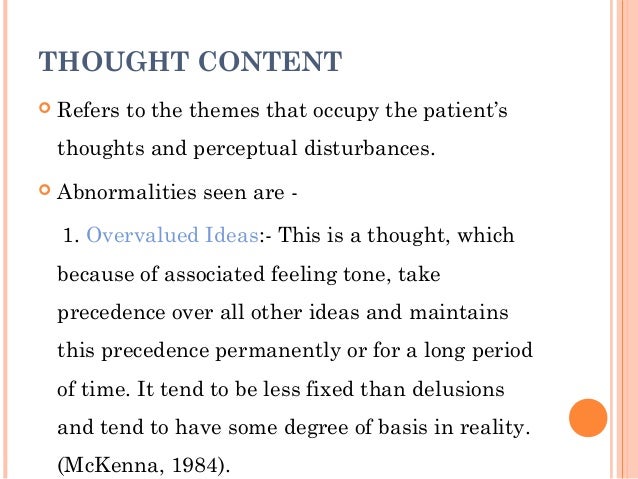 Mental status examination