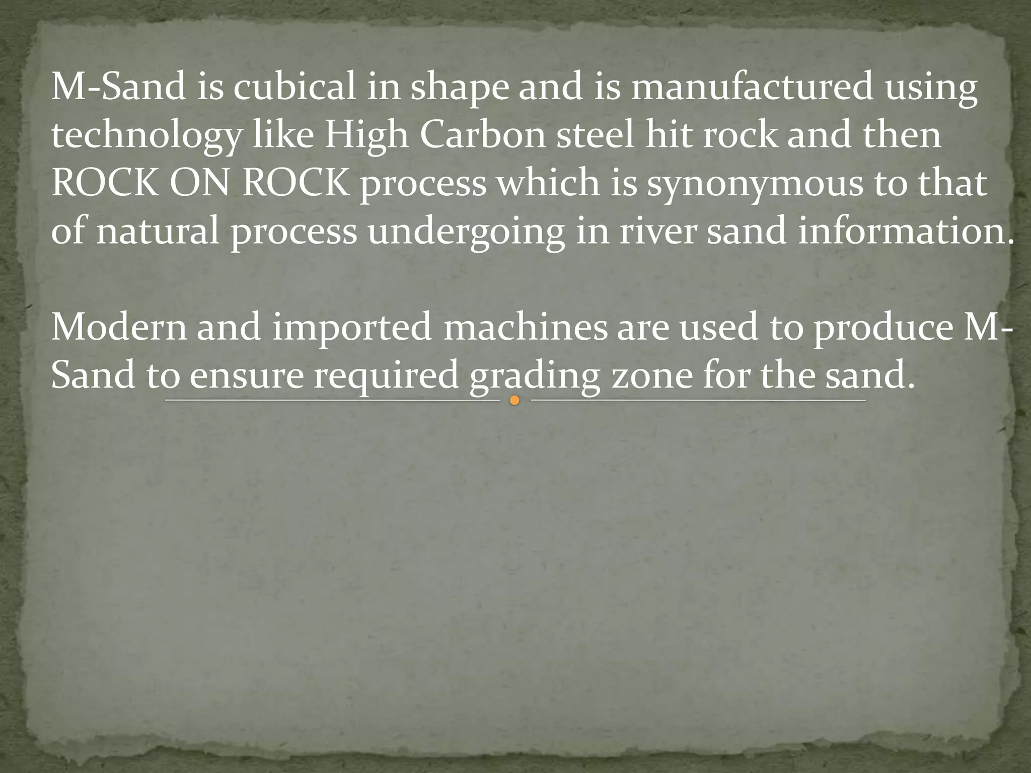 M sand difference between river sand and m sand & Manufactured sand ...