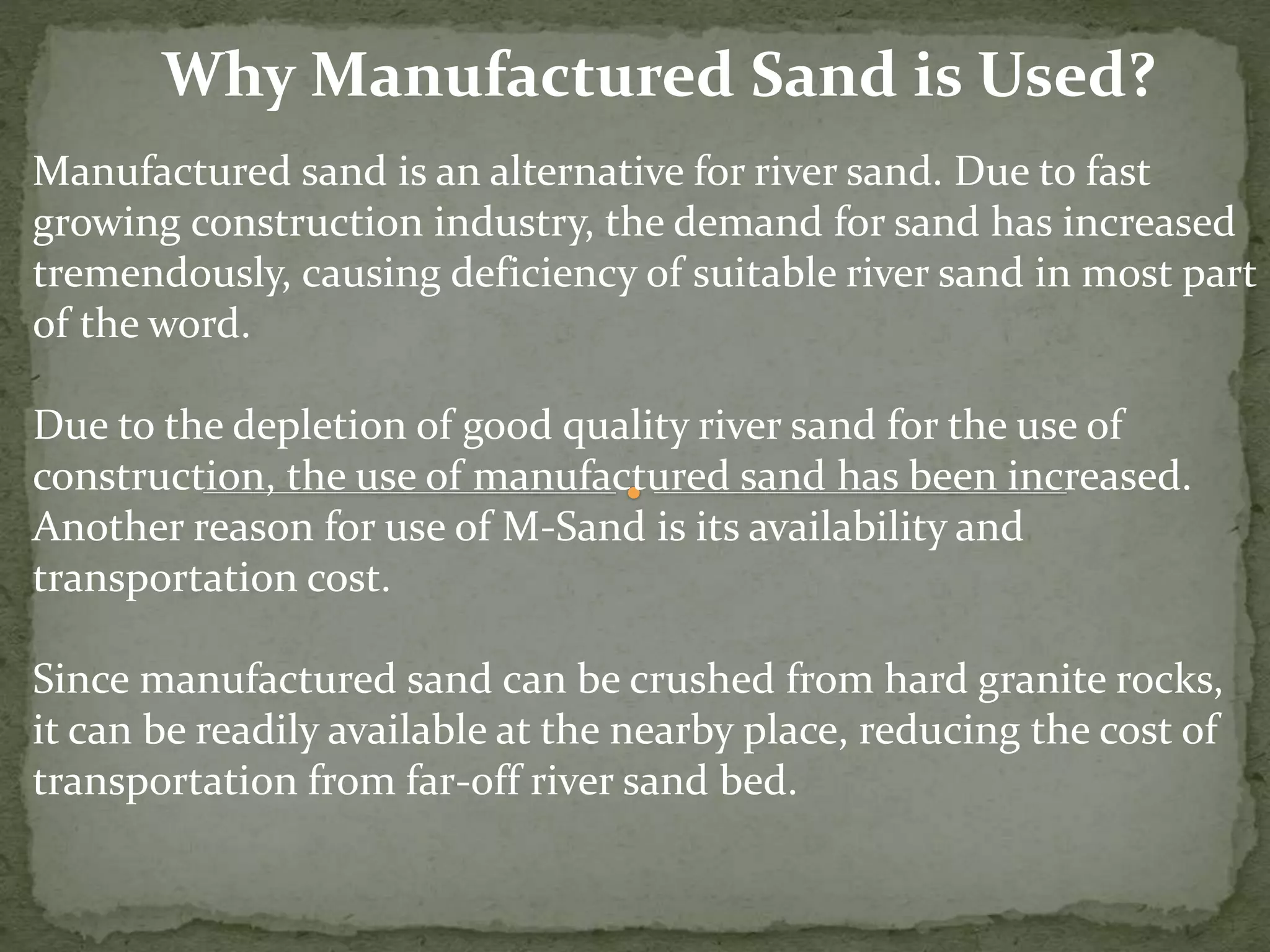 M sand difference between river sand and m sand & Manufactured sand ...