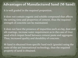 M sand difference between river sand and m sand & Manufactured sand ...