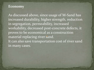 M sand difference between river sand and m sand & Manufactured sand ...