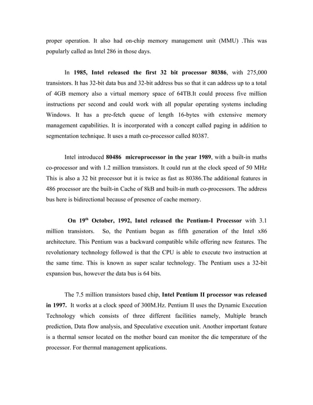 M.sc I-sem-8086 notes | PDF