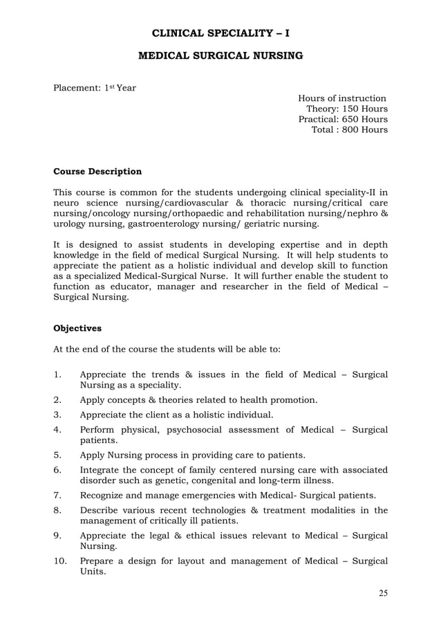 M.sc. nursing-syllabus | PDF