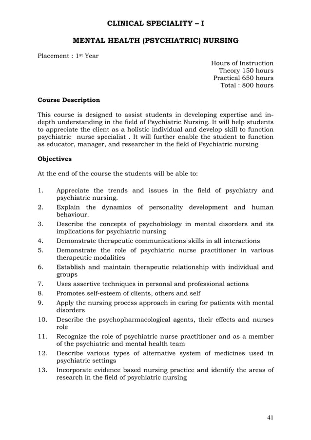 M.sc. nursing-syllabus | PDF