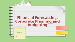 Special Topics in Financial Management ppt | PPTX