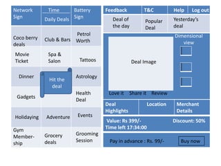 m-Shopping App Storyboard (group buying) | PPTX