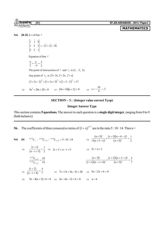 Triumph- JEE Advanced Maths - Paper 1 | PDF