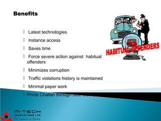 M tech e-challan device | PPT
