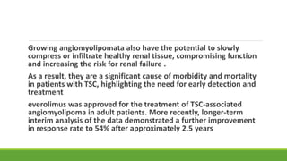 M-TOR in Management of Renal Angiolipomyoma | PPTX