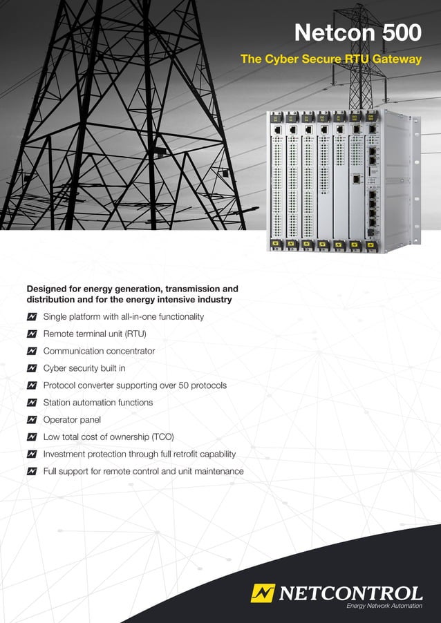 M00103 br-en-9 netcon-500_brochure | PDF