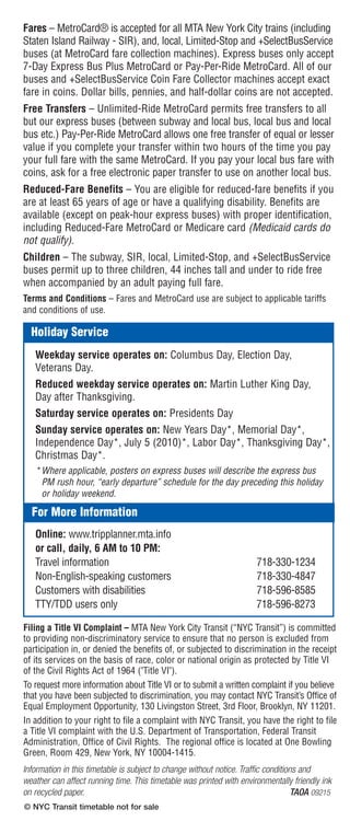 M2 Bus Schedule | PDF