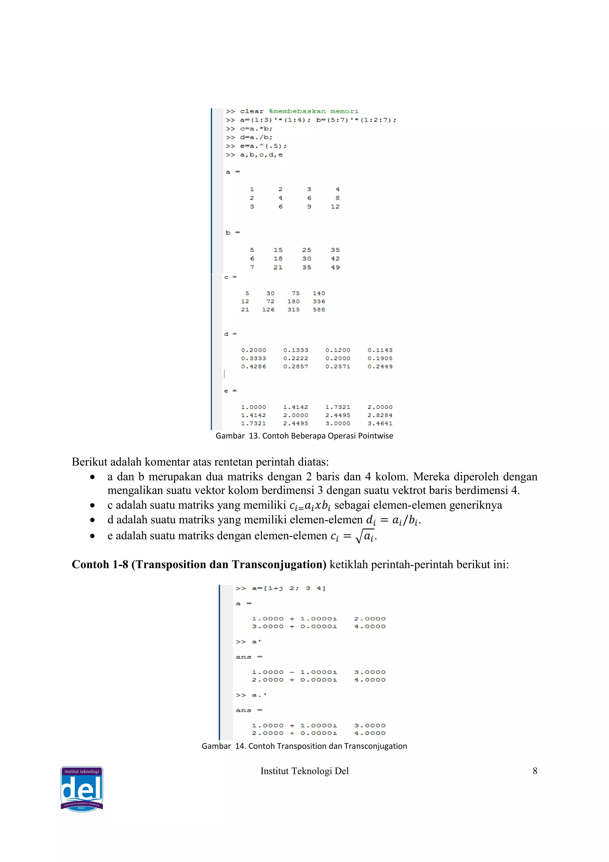 Module 1 - Introduce to MATLAB | PDF