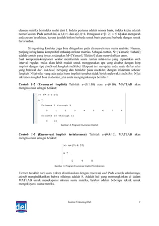 Module 1 - Introduce to MATLAB | PDF