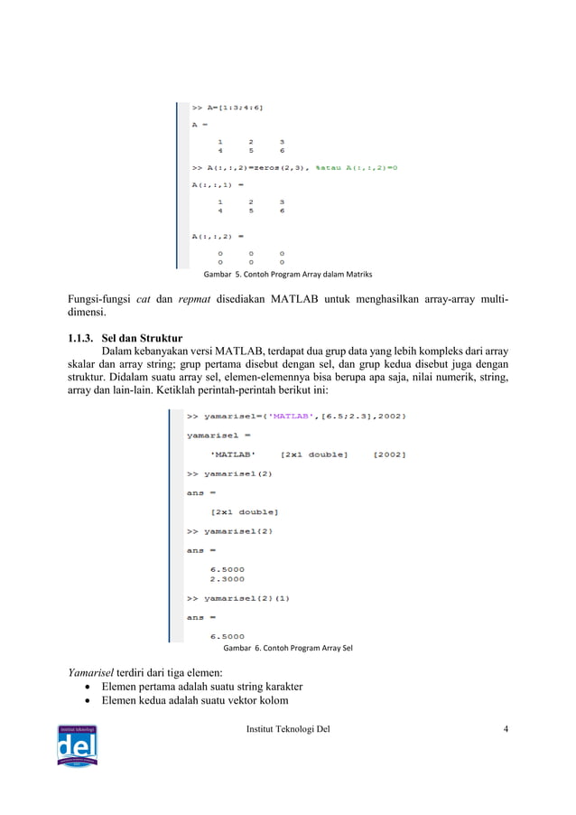 Module 1 - Introduce to MATLAB | PDF