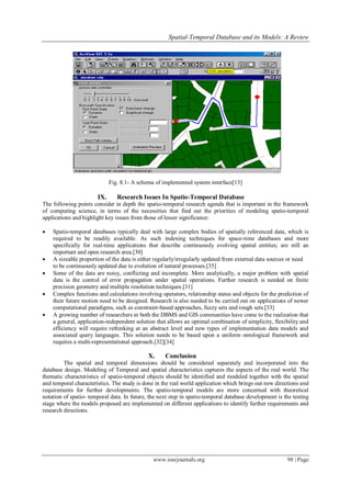Spatio-Temporal Database and Its Models: A Review | PDF