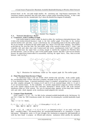 A Load Aware Proposal for Maximum Available Bandwidth Routing in Wireless Mesh Network | PDF ...
