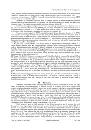 Clinical Genetic Basis of Tooth Agenesis | PDF