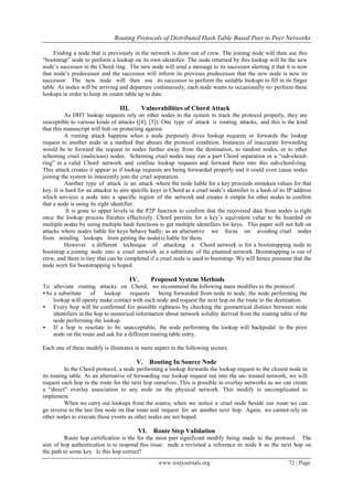 Routing Protocols of Distributed Hash Table Based Peer to Peer Networks | PDF