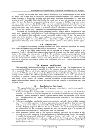 Routing Protocols of Distributed Hash Table Based Peer to Peer Networks | PDF