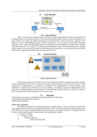 Automatic Detection of Social Engineering Attacks Using Dialog | PDF