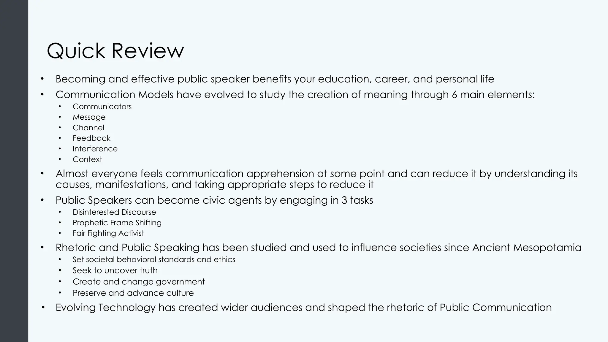 Public Speaking presentation introduction | PPTX