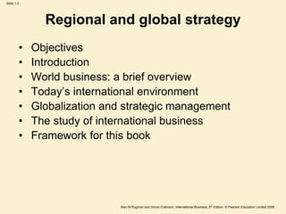 IB Ch # 01 by Alan Rugman | PPTX