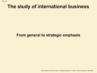 IB Ch # 01 by Alan Rugman | PPTX