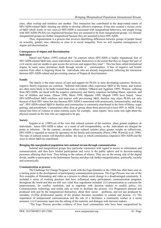 Bringing Marginalized Population Intonational Stream. | PDF