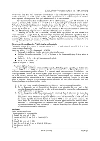 Seeds Affinity Propagation Based on Text Clustering | PDF