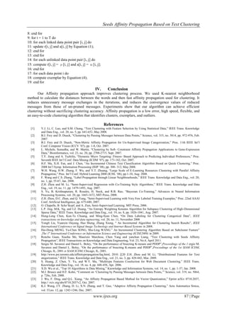 Seeds Affinity Propagation Based on Text Clustering | PDF