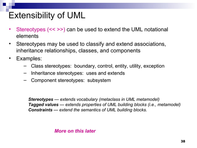 M02 Uml Overview | PPT