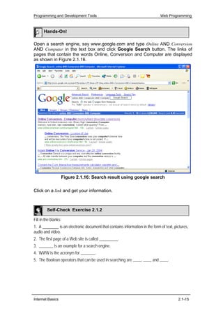 2.1 Web Programming - InternetBasics | PDF