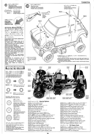 TAMIYA M03 | PDF