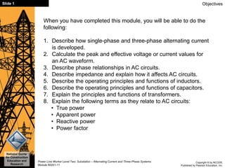 Module Three - Alternating Current and Three-Phase Systems - NCCER ...