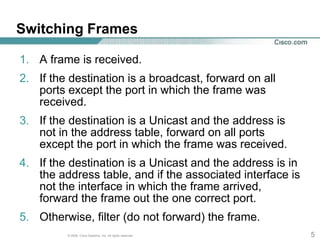 Layer 2 switching fundamentals(networking) | PPT