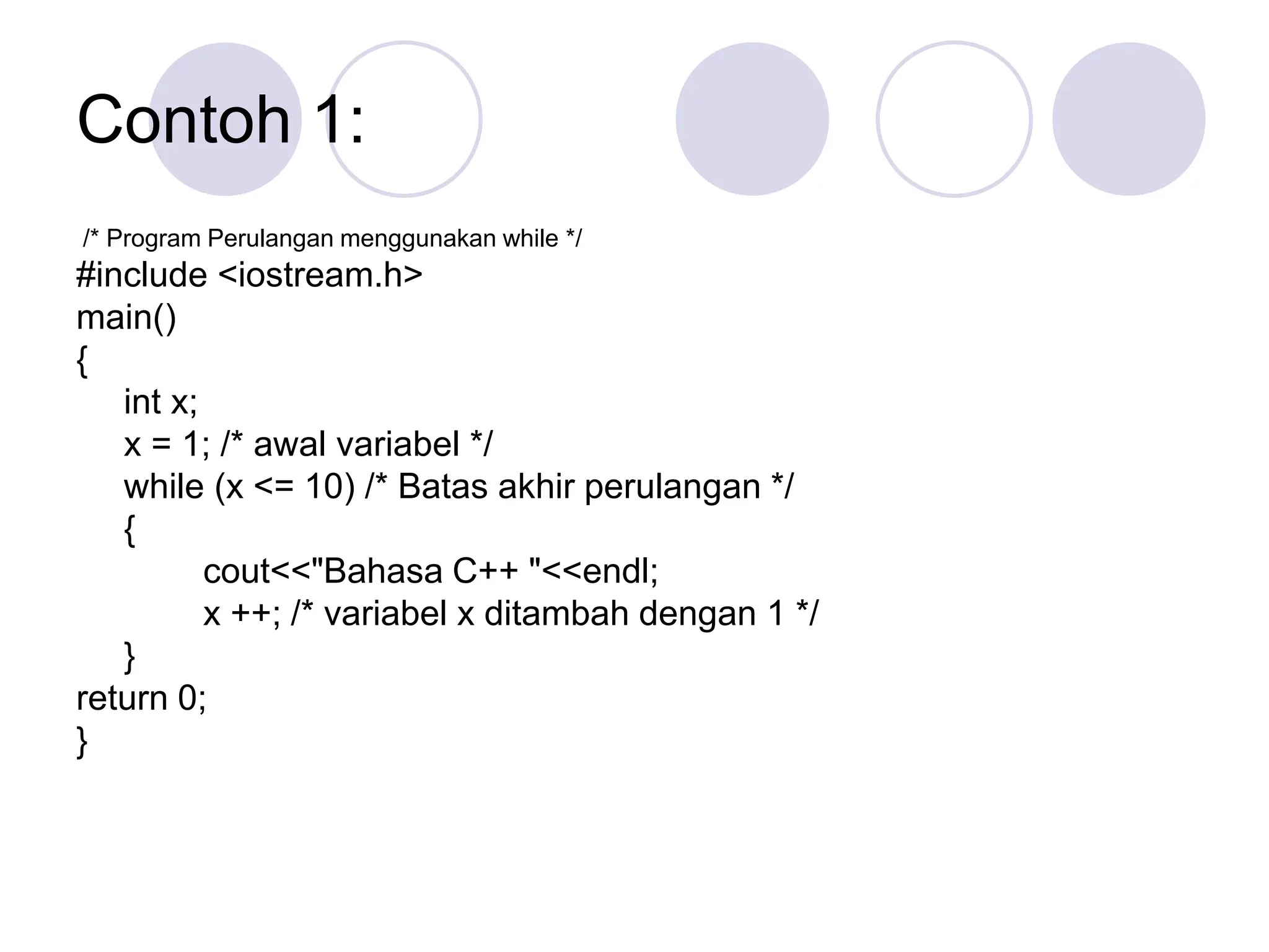 using looping in basic programming for beginners | PPT