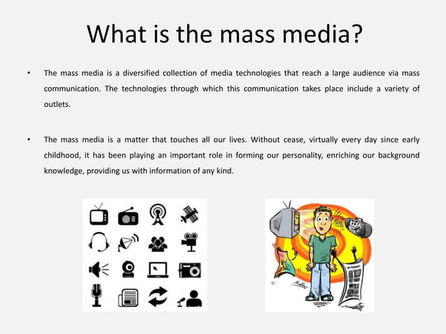 The power of the Mass Media | PPT