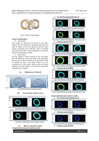 Static & Thermal Analysis of Positive Multiple Friction Plate using FEA ...
