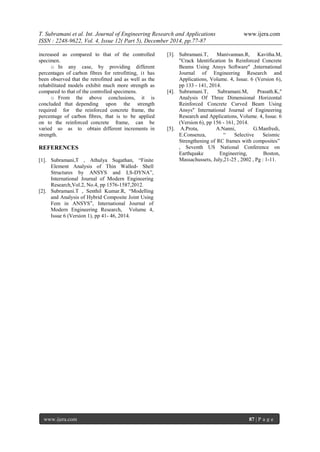 Analysis of Retrofitting Non-Linear Finite Element Of RCC Beam And Column Using Ansys | PDF